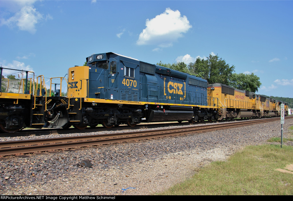 CSX 4070 - SD40-3